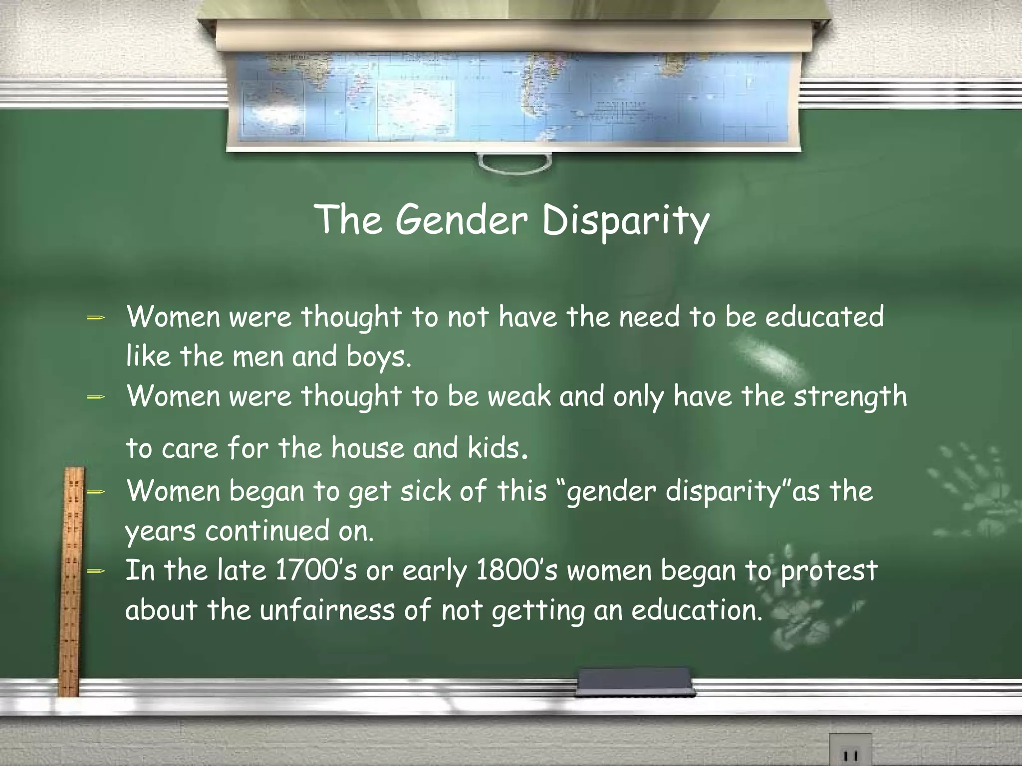 Girls And Womens Education Back Then | PPT