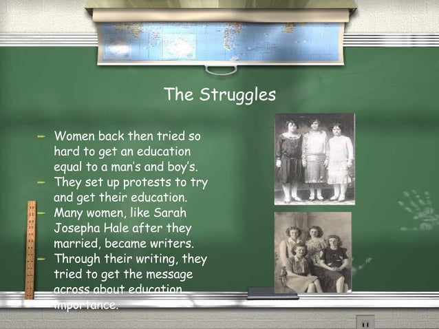 Girls And Womens Education Back Then | PPT | Debated Sensitive Social ...