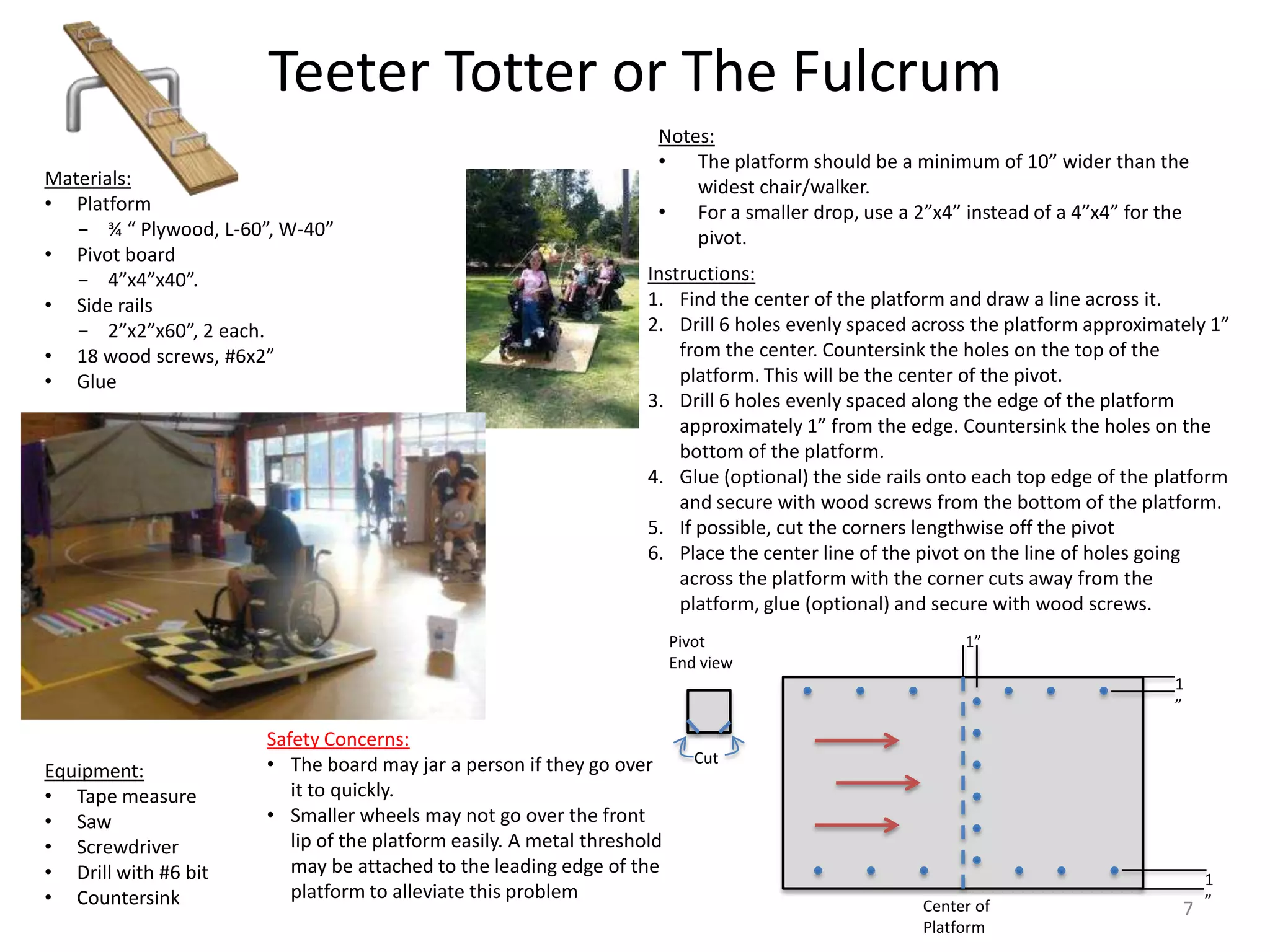 Wheelchair Accessible Obstacle Course | PPTX