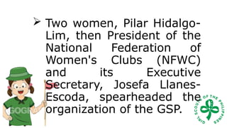 Girl Scouting in the Philippines/Solong ES | PPTX