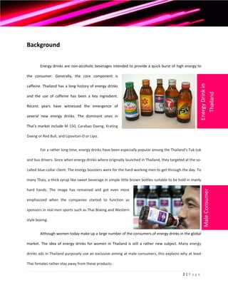 Girls Energy Drink Business Plan | PDF