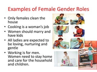 Girls Group Lesson: Gender roles | PPTX
