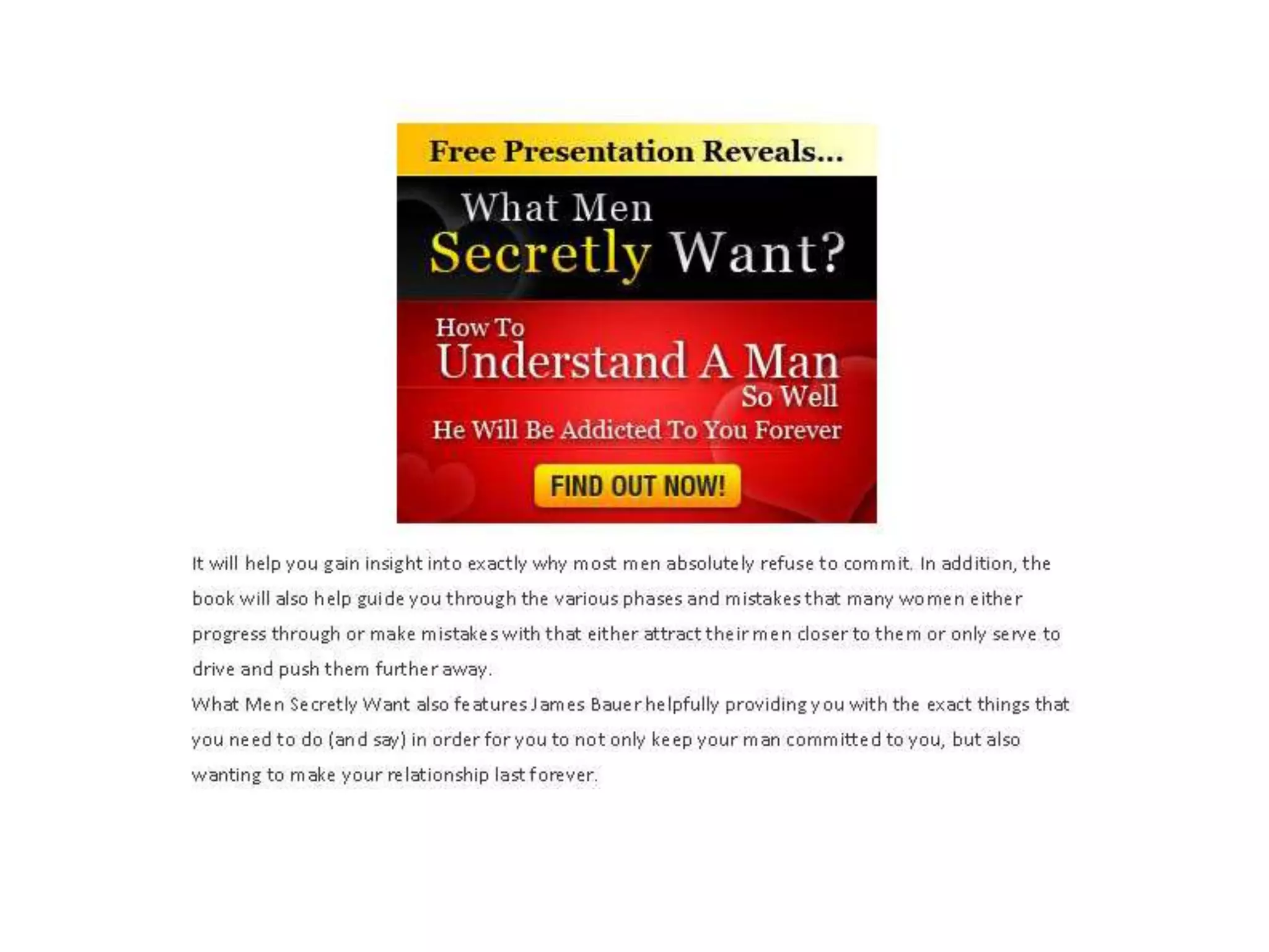 Girls Looking For Men | PPTX