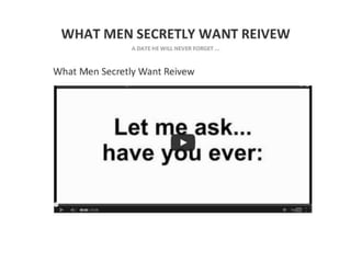 Girls Looking For Men | PPTX