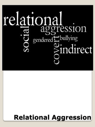 Girls’ relational aggression in new zealand secondary school classrooms ...