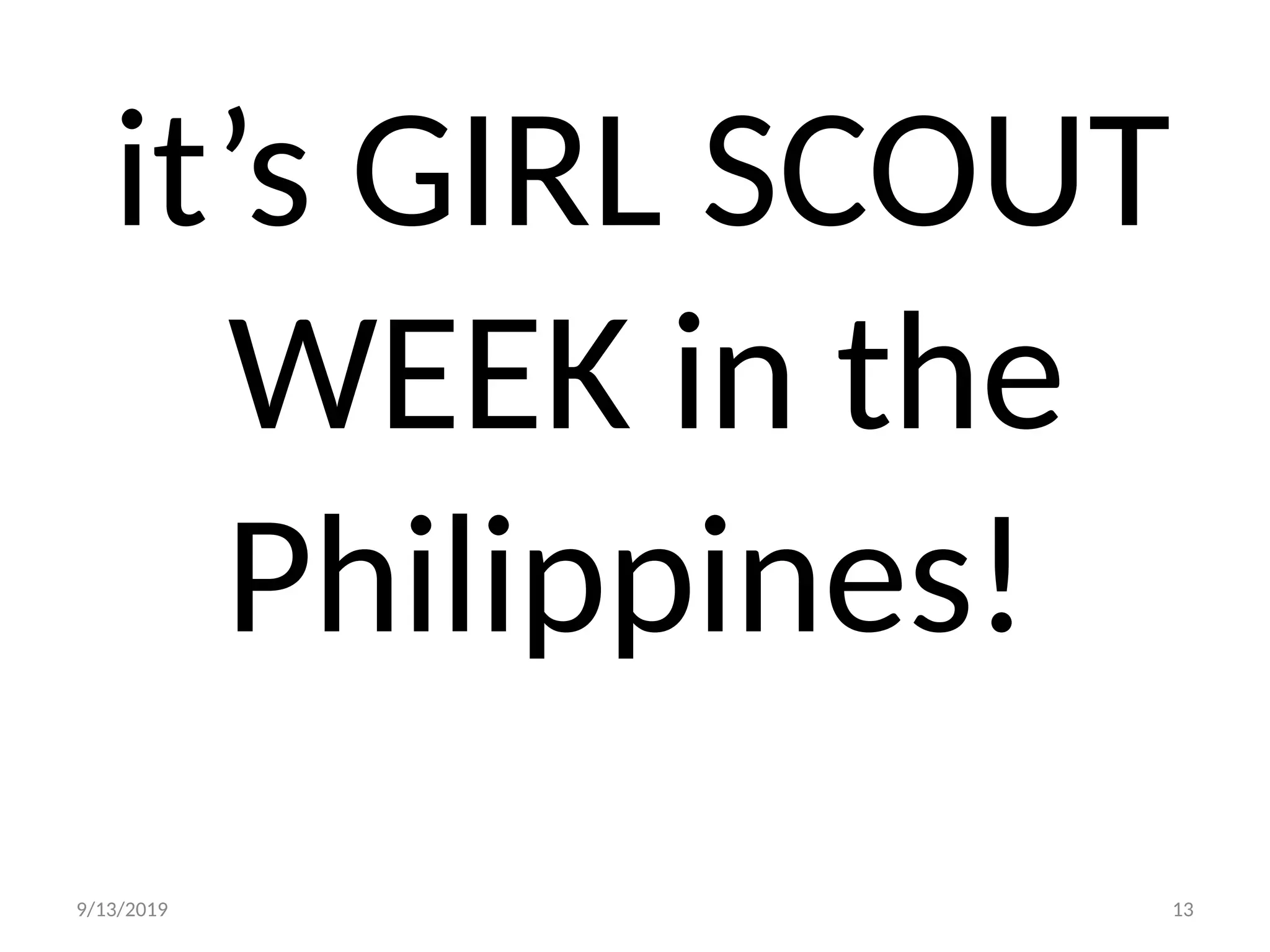 girls scout escoda daY. EVERY YEAR WE FIND A WAY ON HOW TO CELEBRATE ...