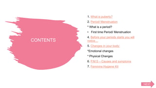 Puberty in Girls | PPTX