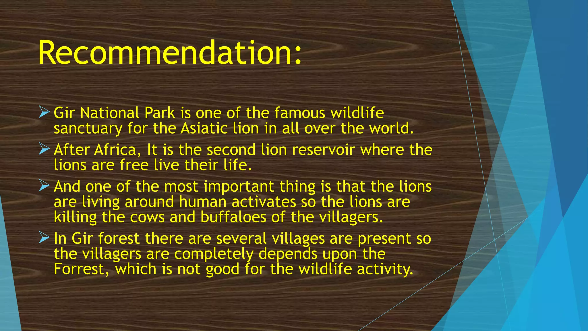 Gir national park | PPTX