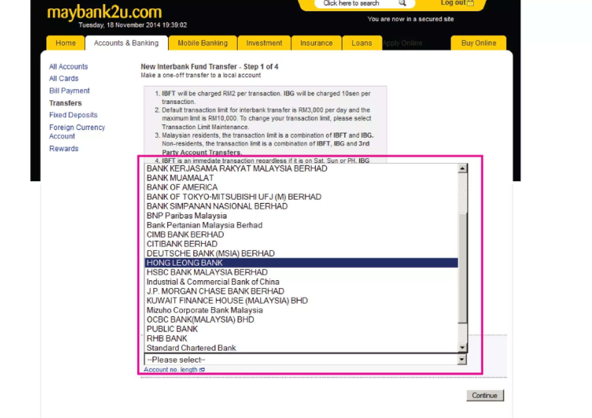 MayBank GIRO Interbank Transfer Guide | PDF