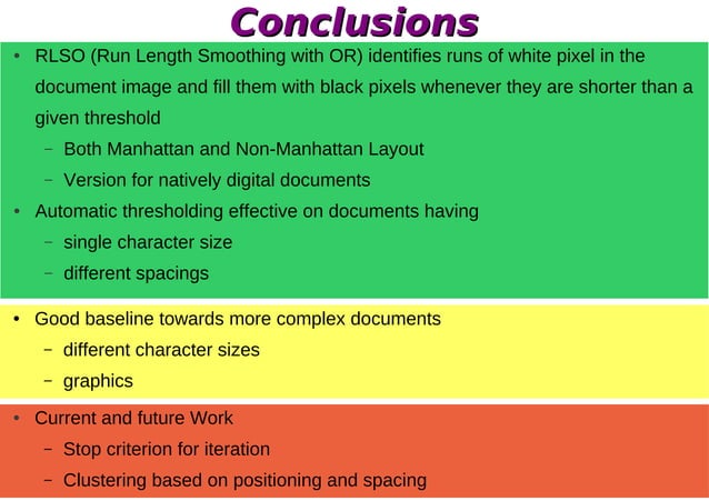A Run Length Smoothing-Based Algorithm for Non-Manhattan Document Segmentation | PPT