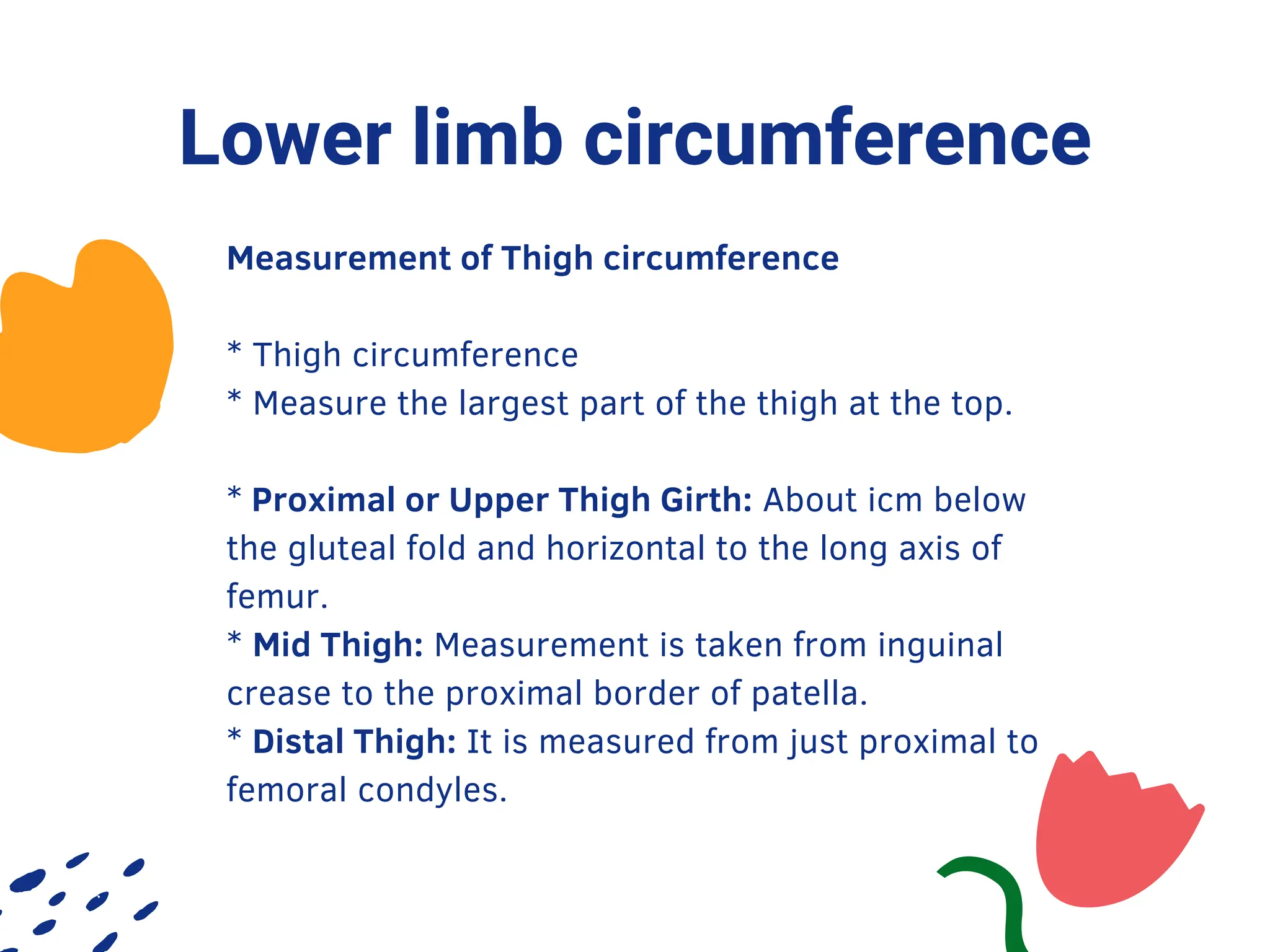 Girth measurement By Dr. Sachi mevada (Masters in Physiotherapy of ...
