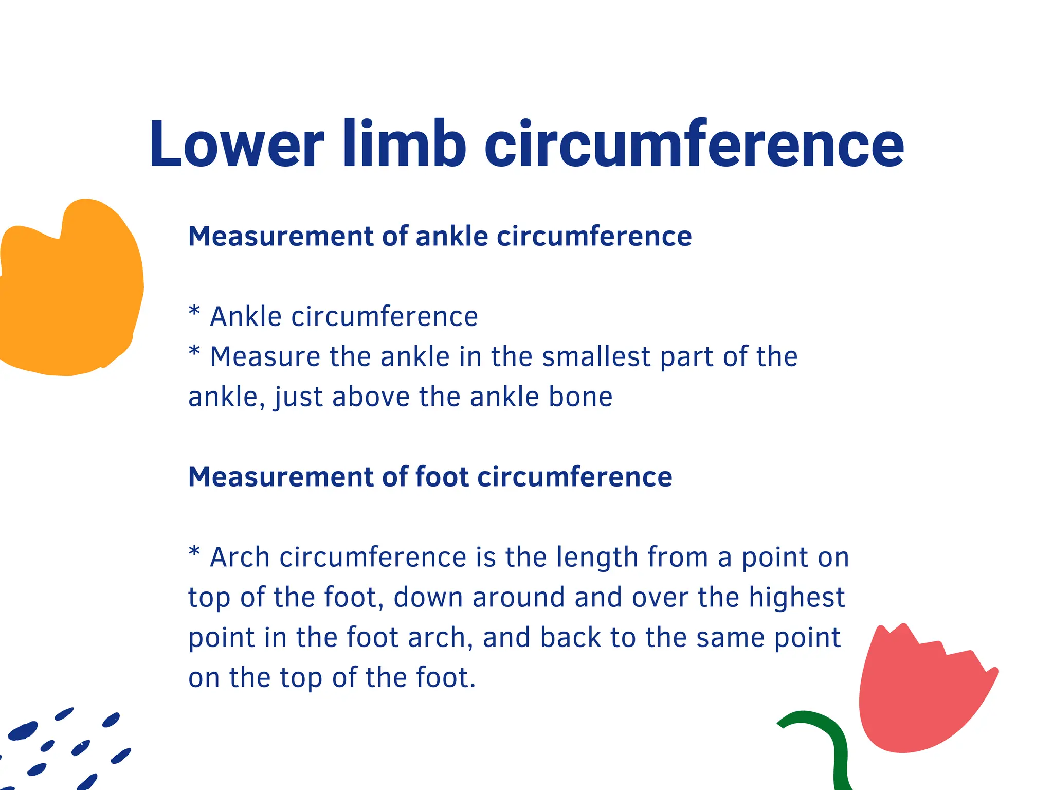Girth measurement By Dr. Sachi mevada (Masters in Physiotherapy of ...