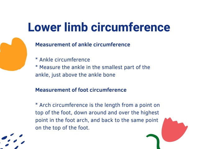 Girth measurement By Dr. Sachi mevada (Masters in Physiotherapy of ...