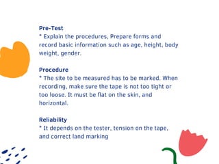 Girth measurement By Dr. Sachi mevada (Masters in Physiotherapy of ...
