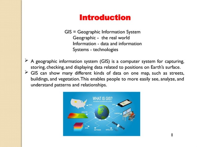 Basic of Geographic Information System (GIS) | PPTX