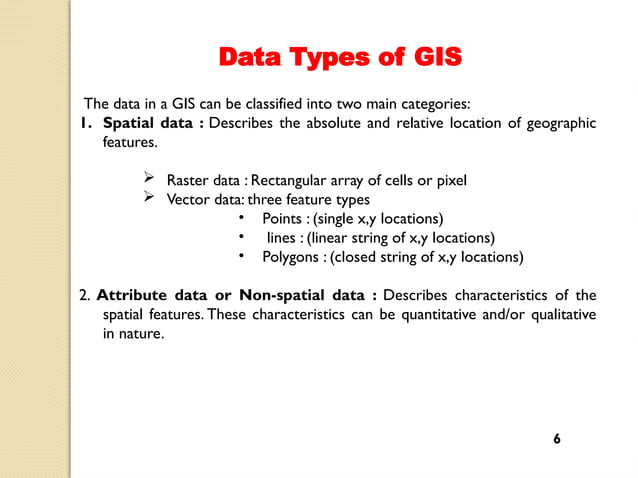 Basic of Geographic Information System (GIS) | PPTX