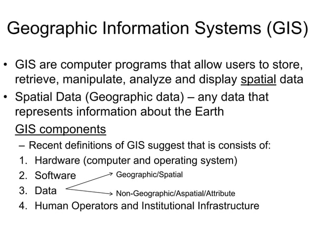 Geographic information system and remote sensing | PPTX | Photography ...
