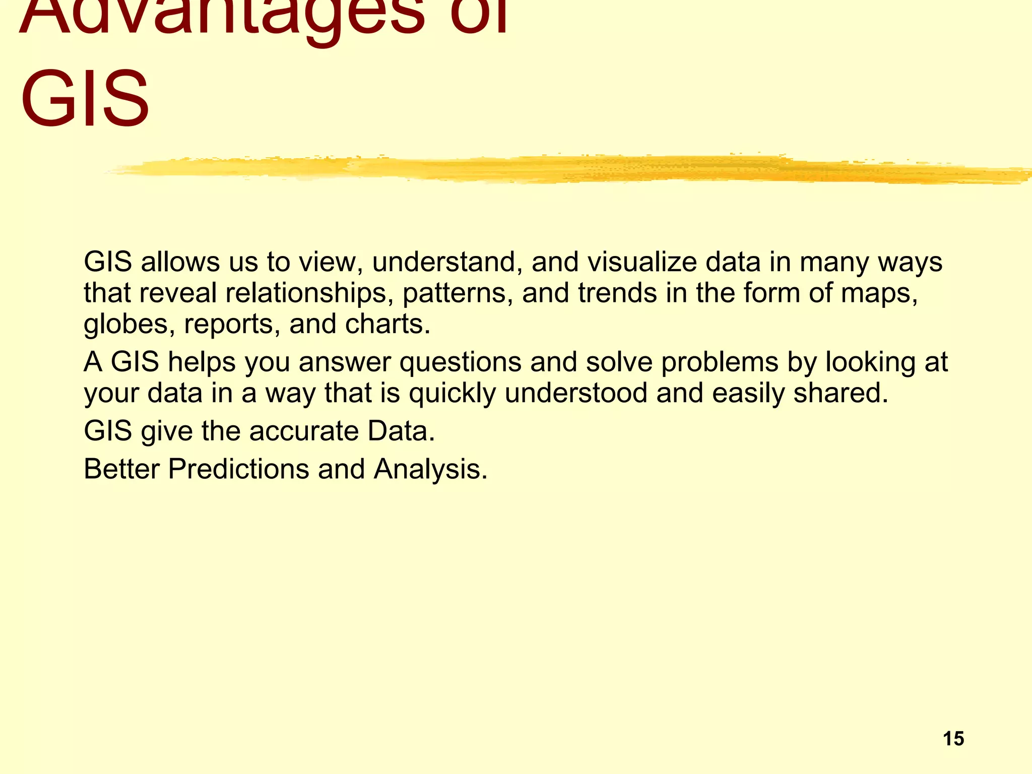 GIS presentation | PPT