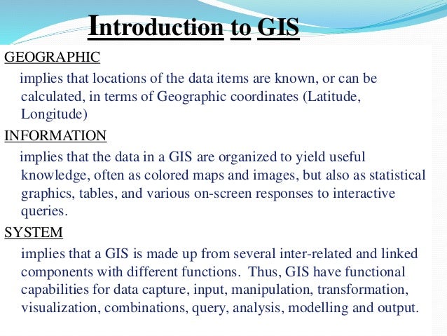 Gis Powerpoint