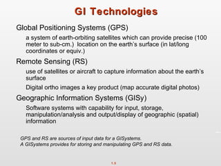 Introduction to GIS systems | PPT | Databases | Computer Software and ...