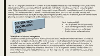 GIS & RS in Forest Mapping | PPTX