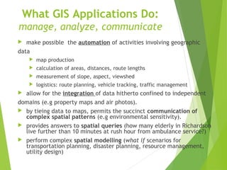 Gis Geographical Information System Fundamentals | PPT