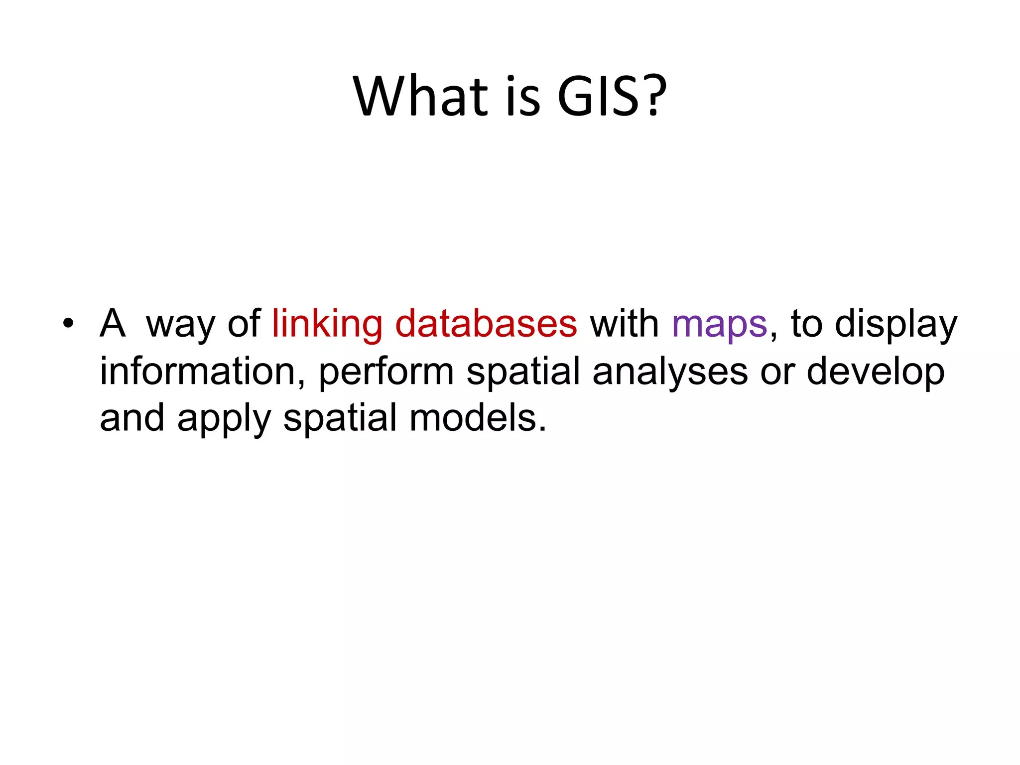 GIS in Health | PPTX