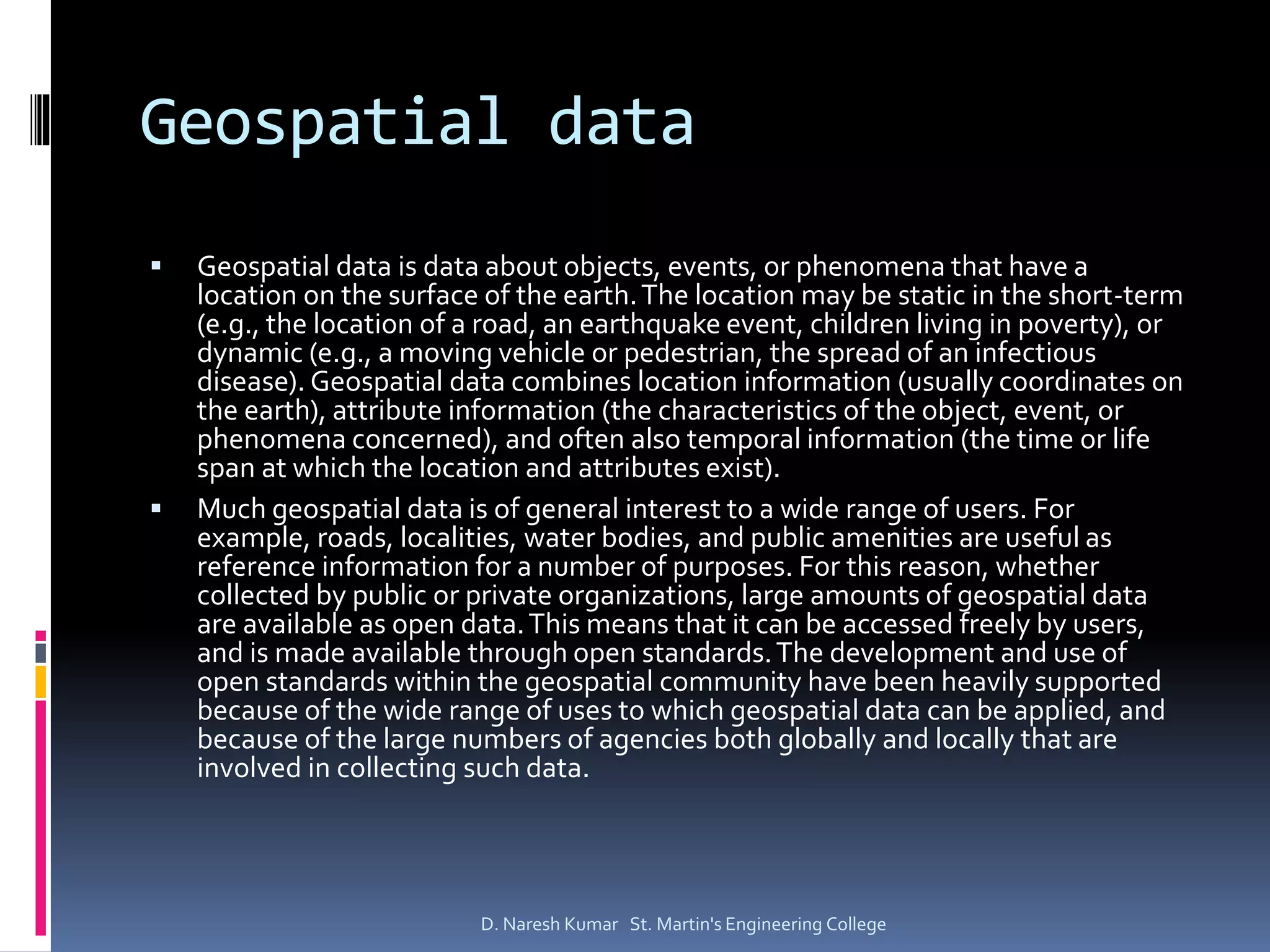 Geographical information system | PPTX