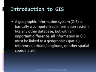 Geographical information system | PPTX