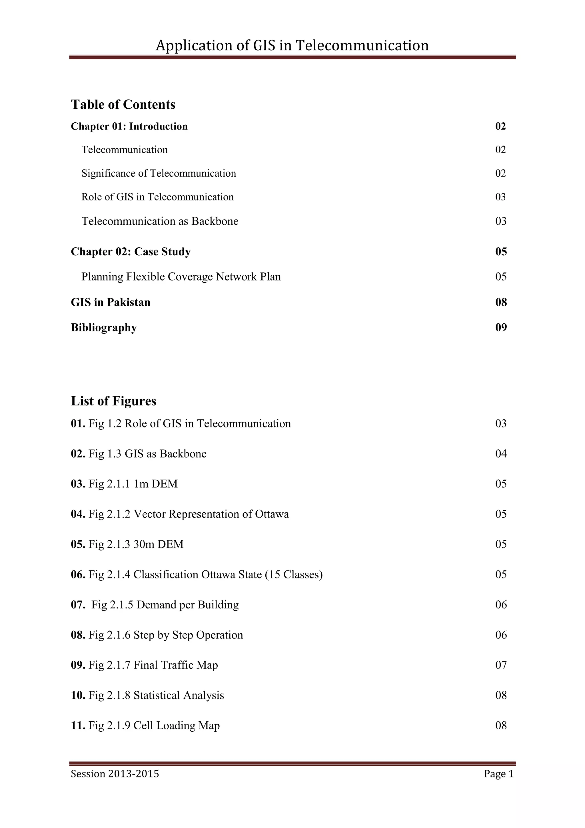 Gis in telecomm | PDF