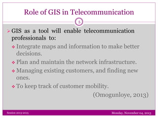 Gis in telecomm ppt | PDF