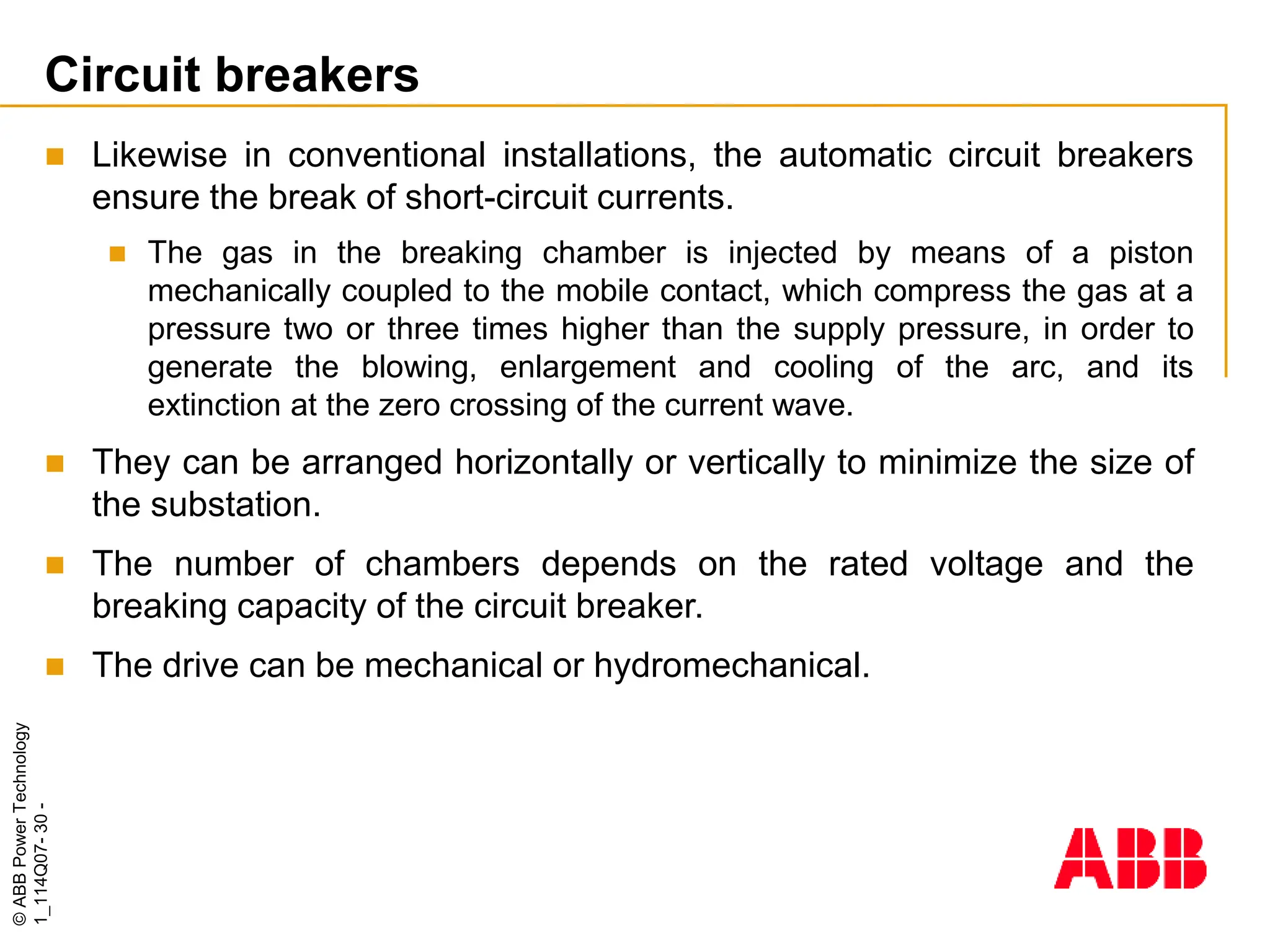 Gas Insulated Switch Gear ABB Presentation | PPT