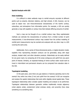 gis based document for apparture radar analysis | PDF
