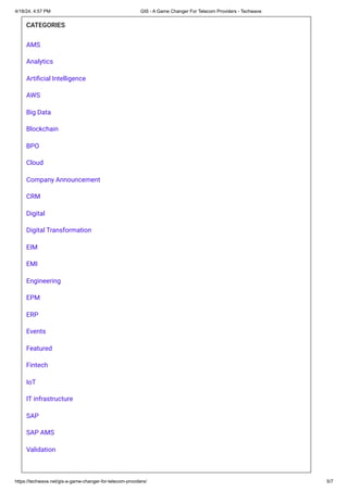 GIS - A Game Changer For Telecom Providers - Techwave.pdf