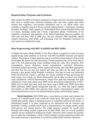 Gis based-hydrological-modeling.-a-comparative-study-of-hec-hms-and-the-xinanjiang-model | PDF