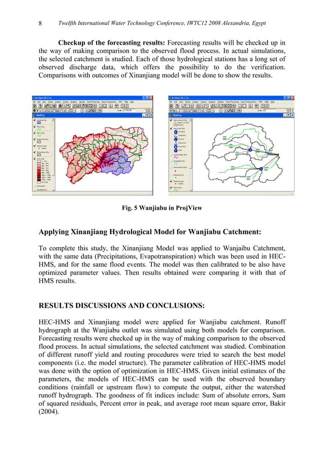 Gis based-hydrological-modeling.-a-comparative-study-of-hec-hms-and-the-xinanjiang-model | PDF
