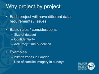 GIS: A project by project prospective | PPT