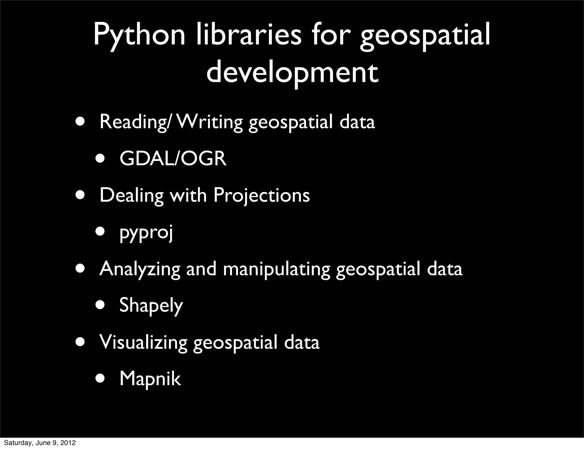 那些年 Python 攻佔了 Gis The Year Python Takes Over Gis Ppt 5285