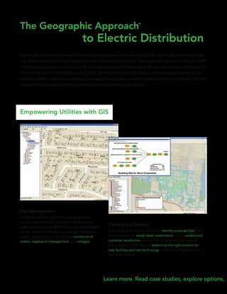 Gis for Electric Distribution | PDF | Geography | Science