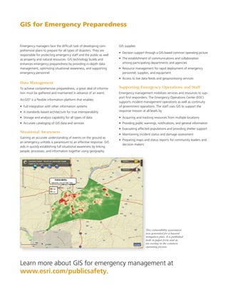 GIS for Comprehensive Emergency Management | PDF | Geography | Science