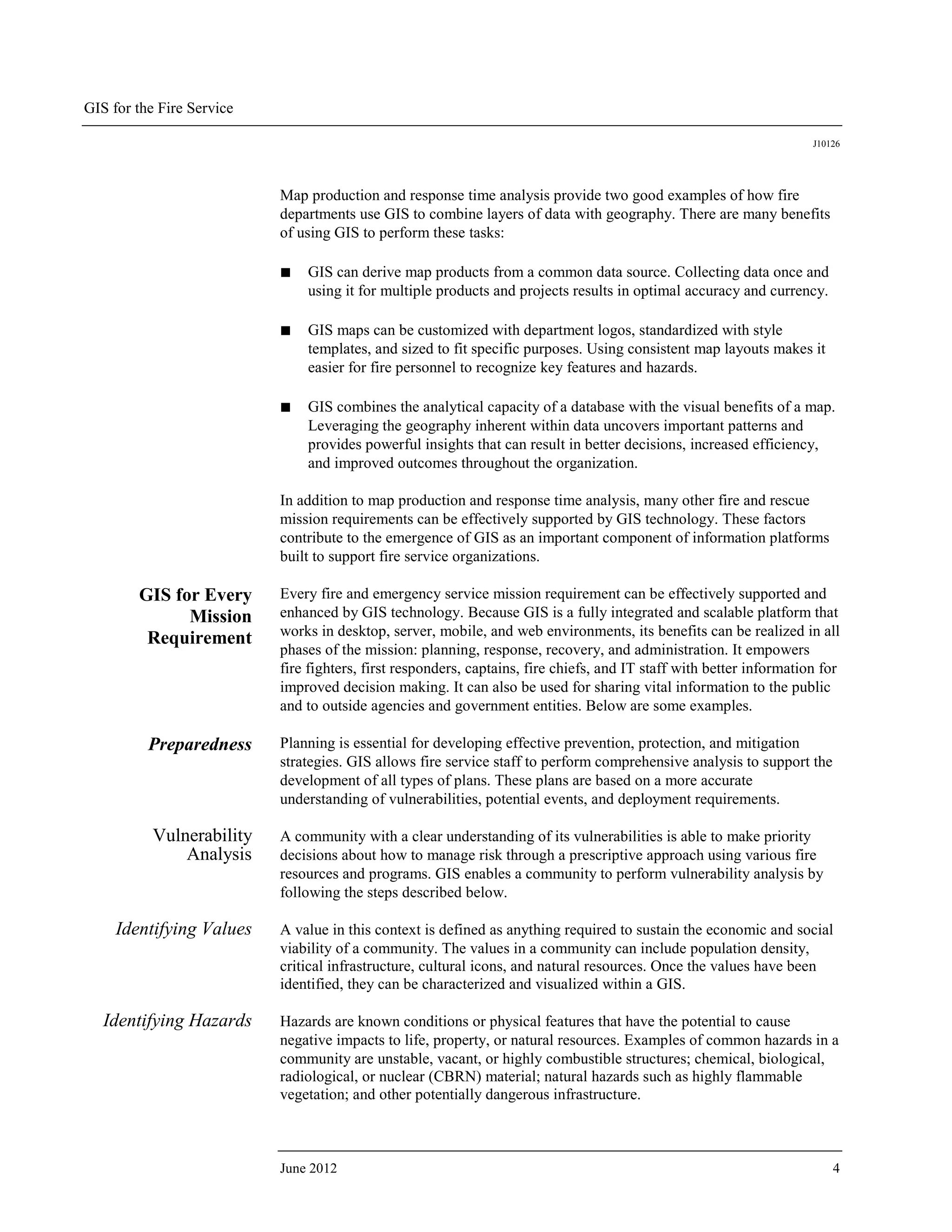 GIS for the Fire Service | PDF