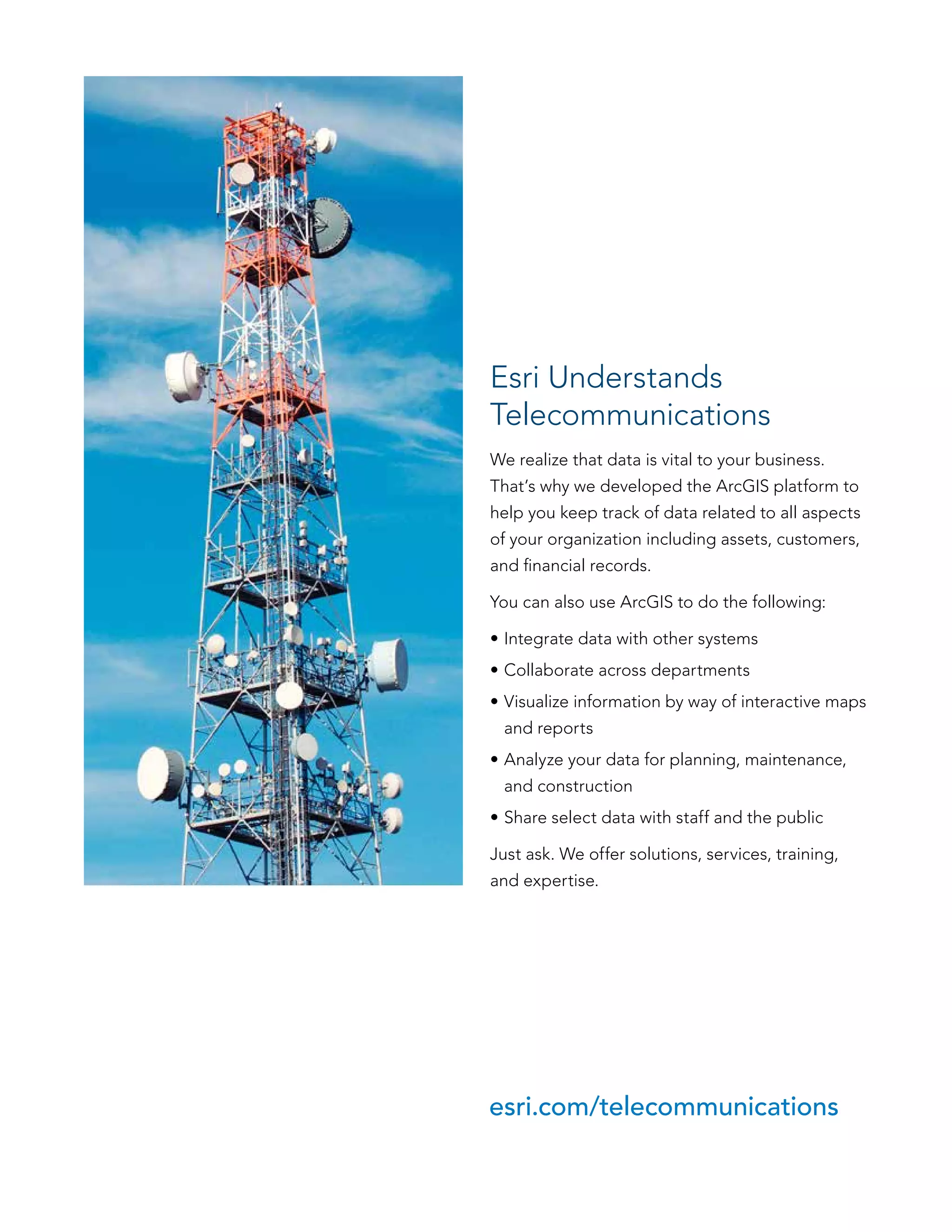 Gis for-telecomm | PDF | Information Services Industry | Industries