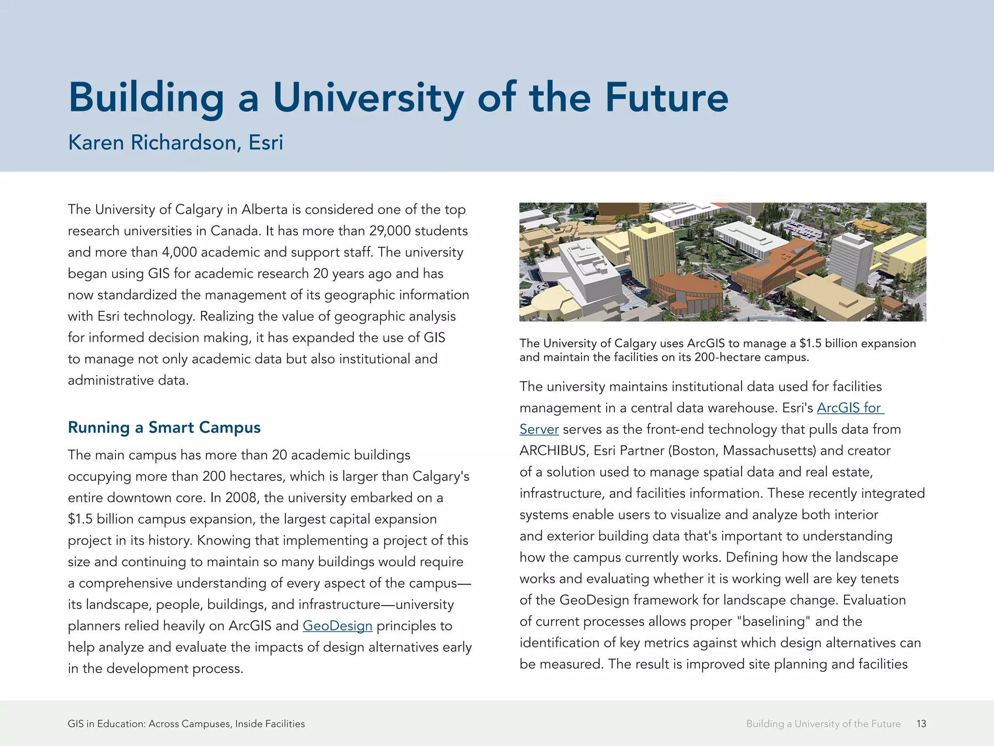GIS in Education: Across Campuses, Inside Facilities | PDF