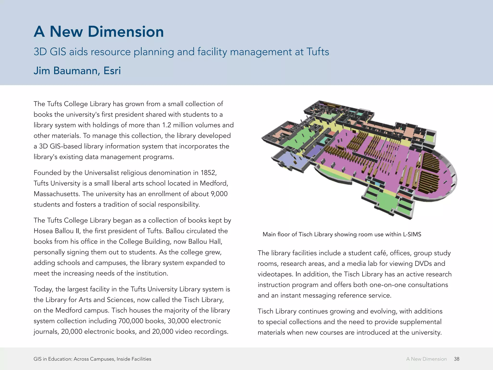 GIS in Education: Across Campuses, Inside Facilities | PDF