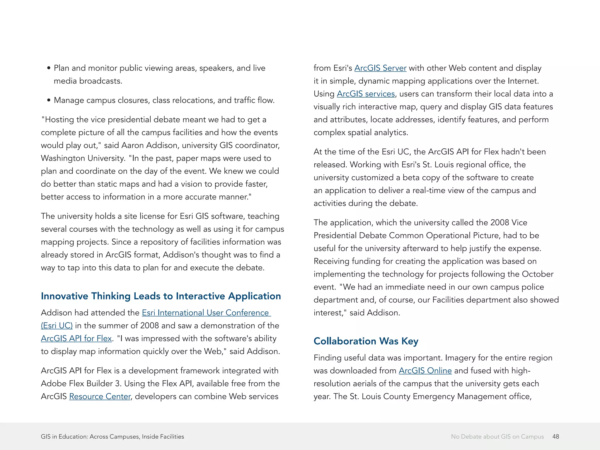 GIS in Education: Across Campuses, Inside Facilities | PDF