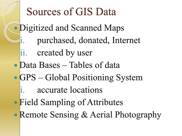 GIS - lecture-1.ppt | Maps & Navigation
