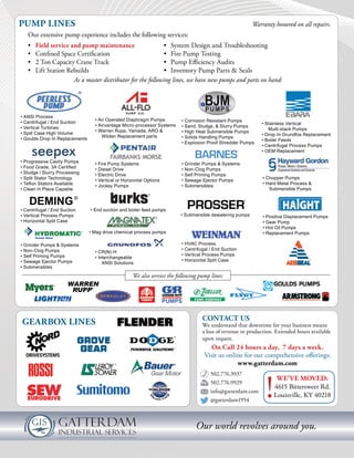 Gatterdam Industrial Services Line Card | PDF