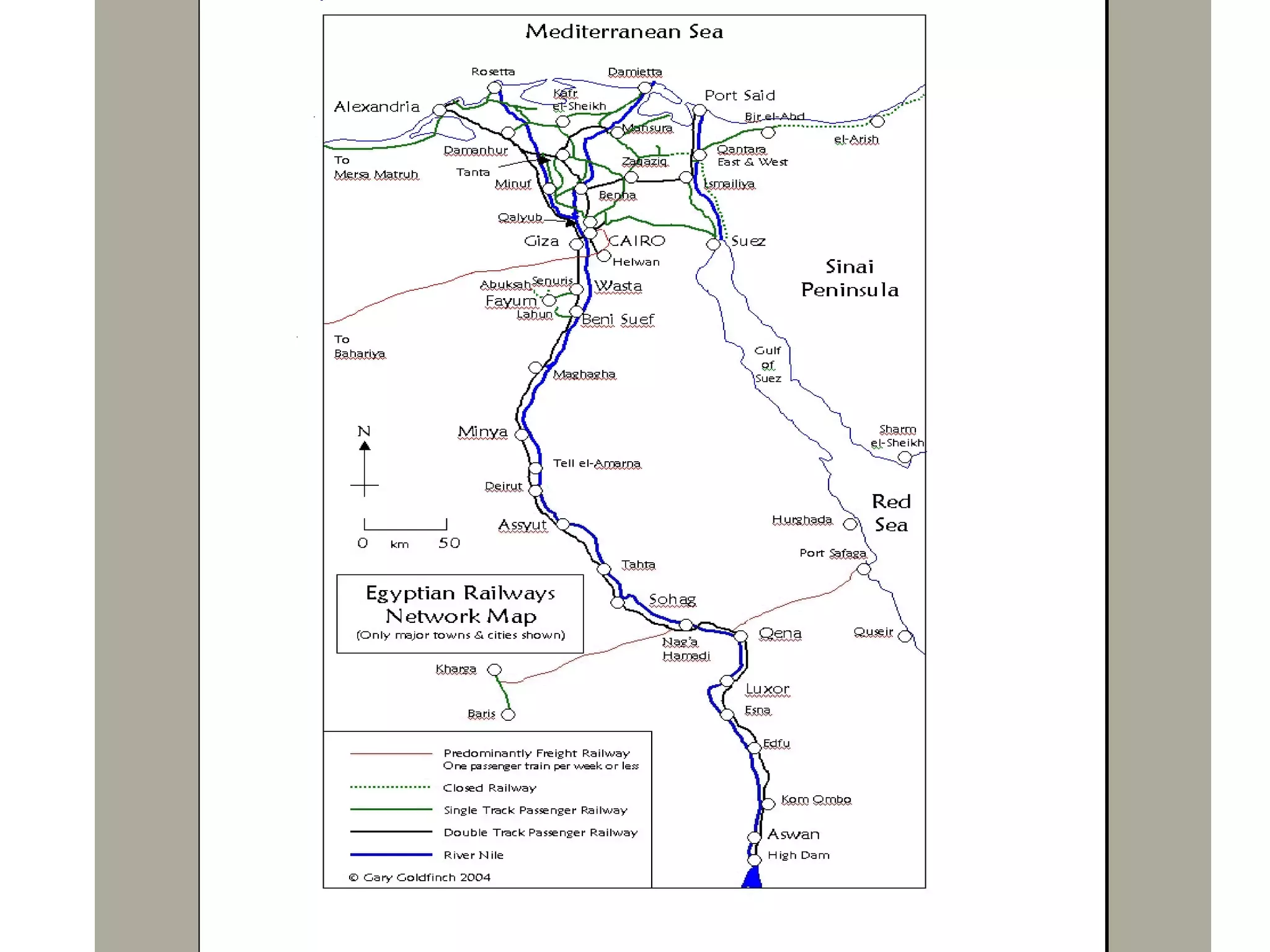 Geographic Information System for Egyptian Railway System(GIS) | PPTX