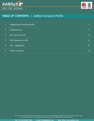 AABSyS IT offers GIS services | PDF | Information Services Industry | Industries