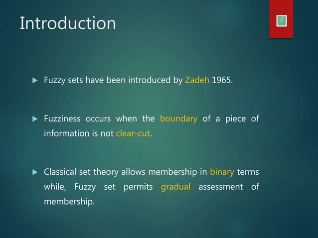 Fuzzy Set | PPTX